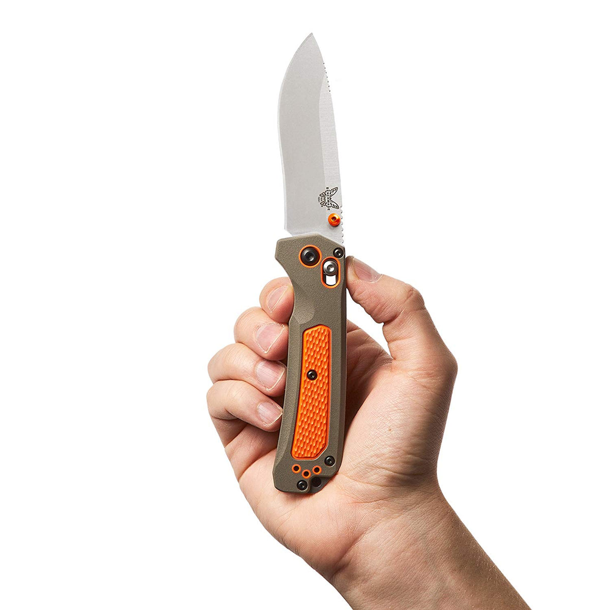 Benchmade Grizzly Ridge 15061, Satin Plain, Orange – Mountain Life